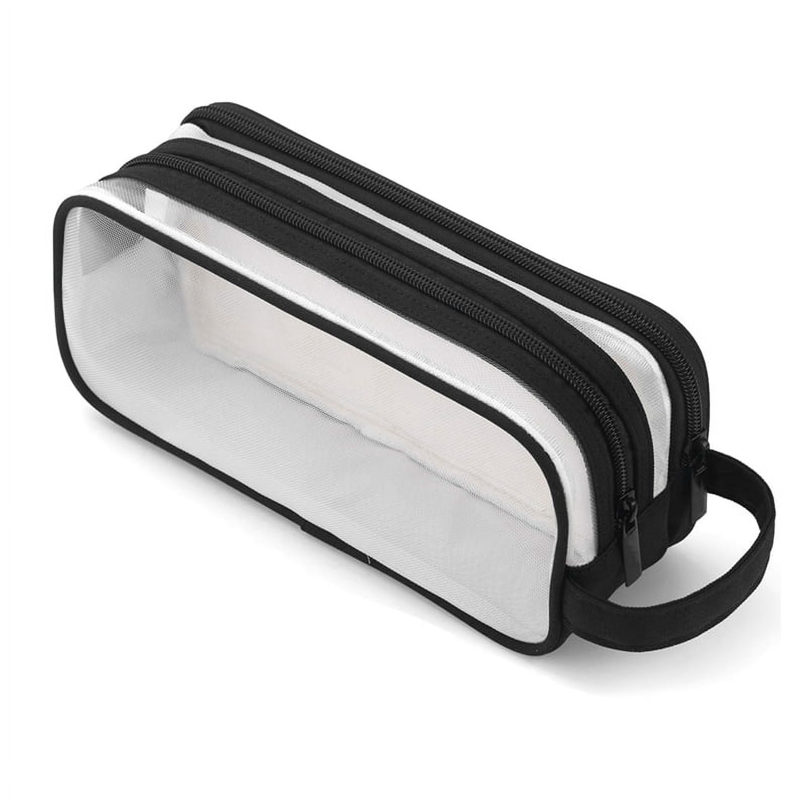 Click here for Unbranded Grid Mesh Pencil Case 2 Compartment Pen... prices