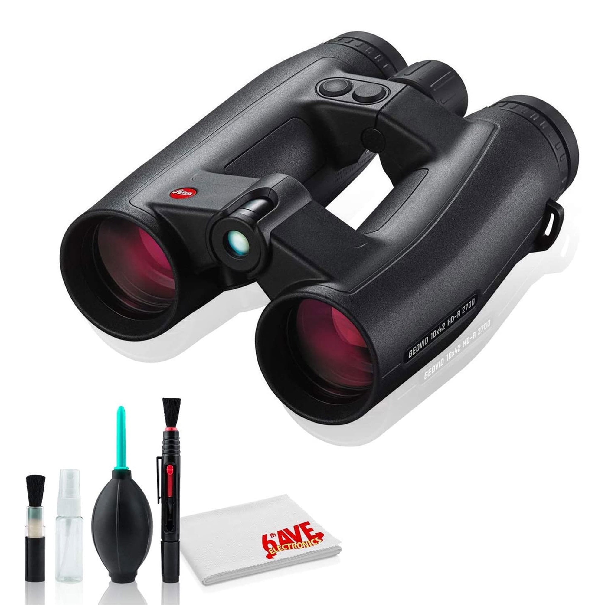 Leica Binocular Telémetro 10x42 Geovid HD-R 2700 (Negro) - Paquete ...