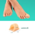 Welnove Gel Hammertoe Corrector Toe Separators - Toe Straighteners for ...