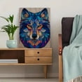 Abstract Geometric Circles Shapes Canvas Wall Art Painting for Living ...
