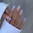 Buy 2 Get 1 FREE Rhinestone Stiletto Press On Nails, Luxury 3D Flower ...