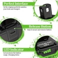 Mingsci 2Pack 8.0Ah 18V Replacement Battery for Ryobi P108 + more ...