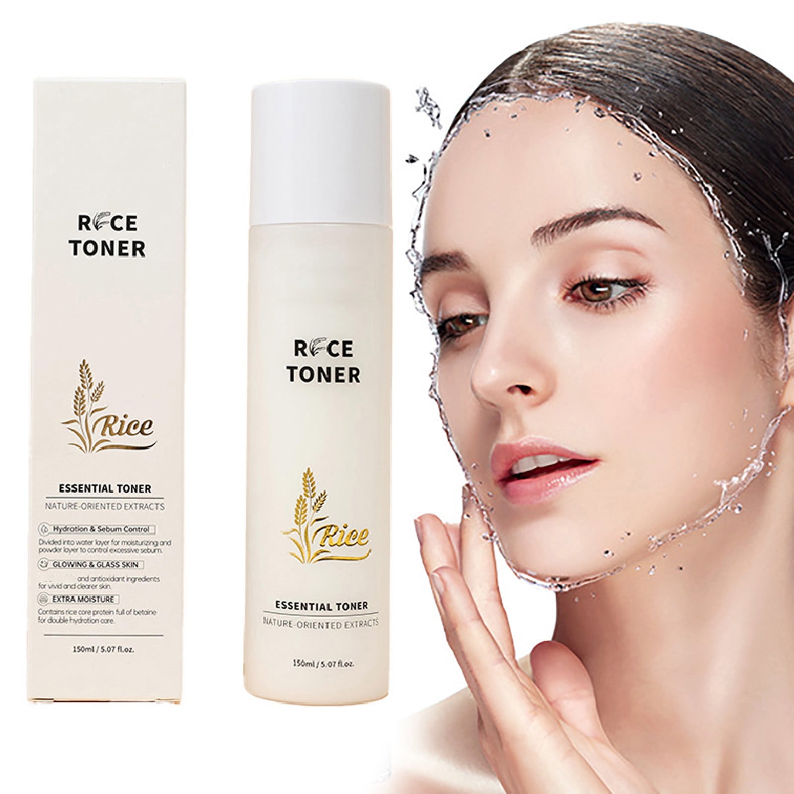 Fiudx Tónico Facial Hidratante Limpiador Reductor de Poros Refrescante Aclarador de Manchas ...