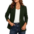 ClodeEU Women's Open Front Lapel Long Sleeve Blazer Jacket,Casual Solid ...