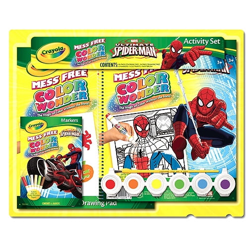 Crayola Spiderman Color Wonder Gift Set - Walmart.com - Walmart.com Crayola Spiderman Color Wonder Gift Set - Walmart.com - Walmart.com
