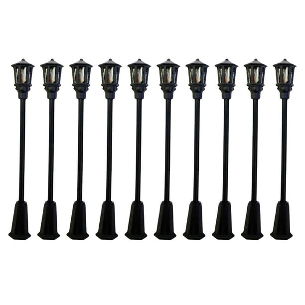 GROWTH TANK 10x Model Railway Lamps HO Scale Street Lights Garden ...