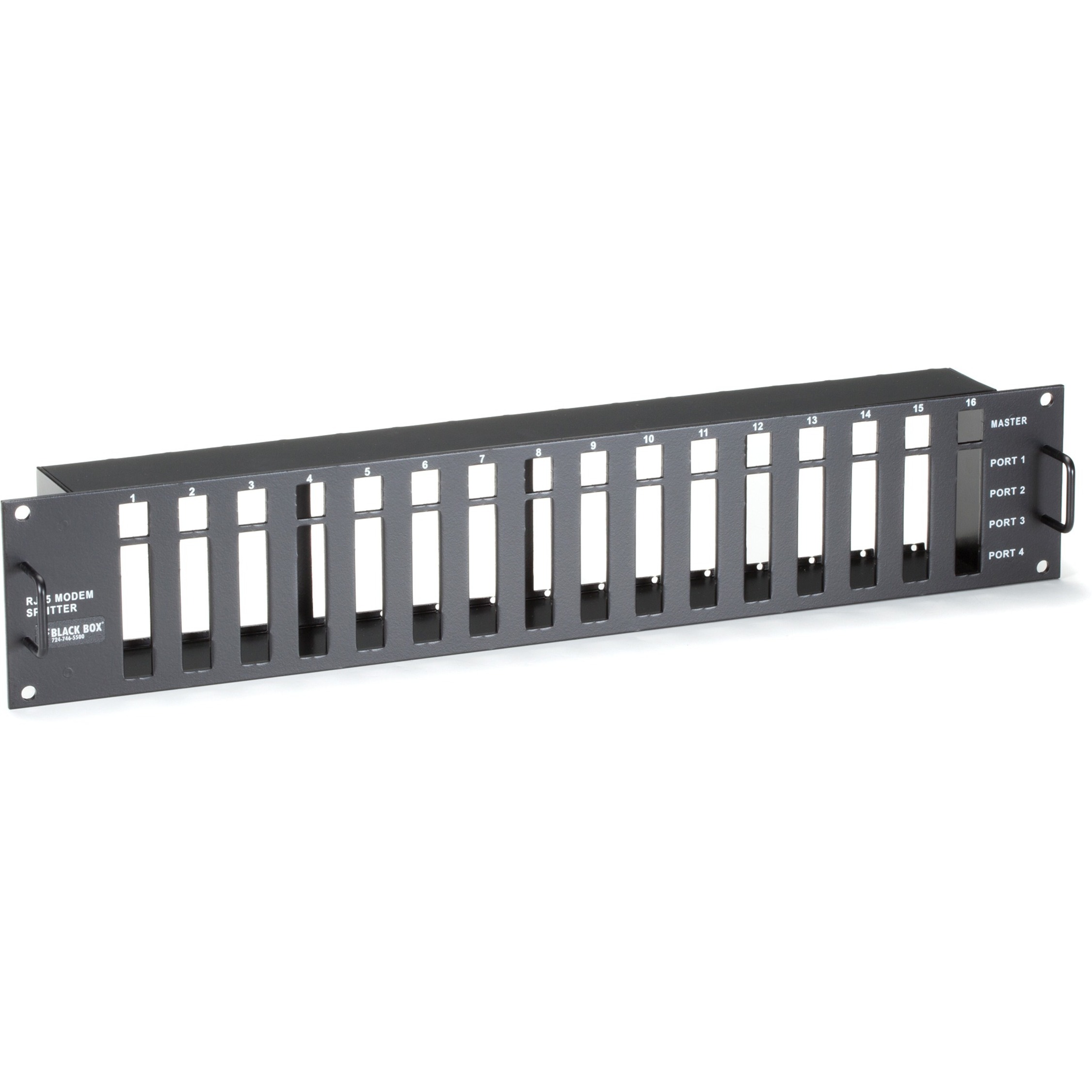 Black Box RS232 Passive Splitter Rackmount Chassis, 2U, RJ45 - Walmart.com