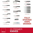 Ronco Chef's Cutlery Set: 20 Piece Professional Kitchen Knife Kit with ...