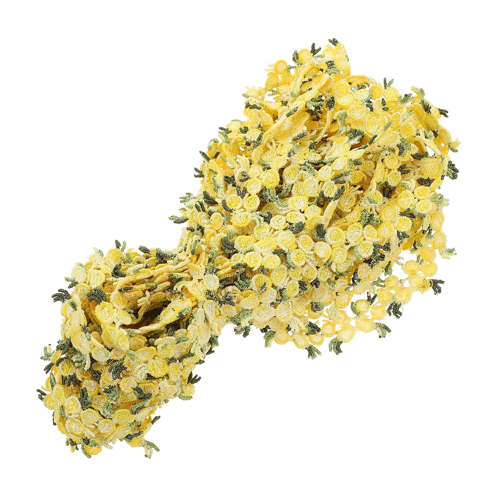 Lace Ribbon Trim Flower Sewing Craft Embroidered Wedding Fabric Ribbons ...