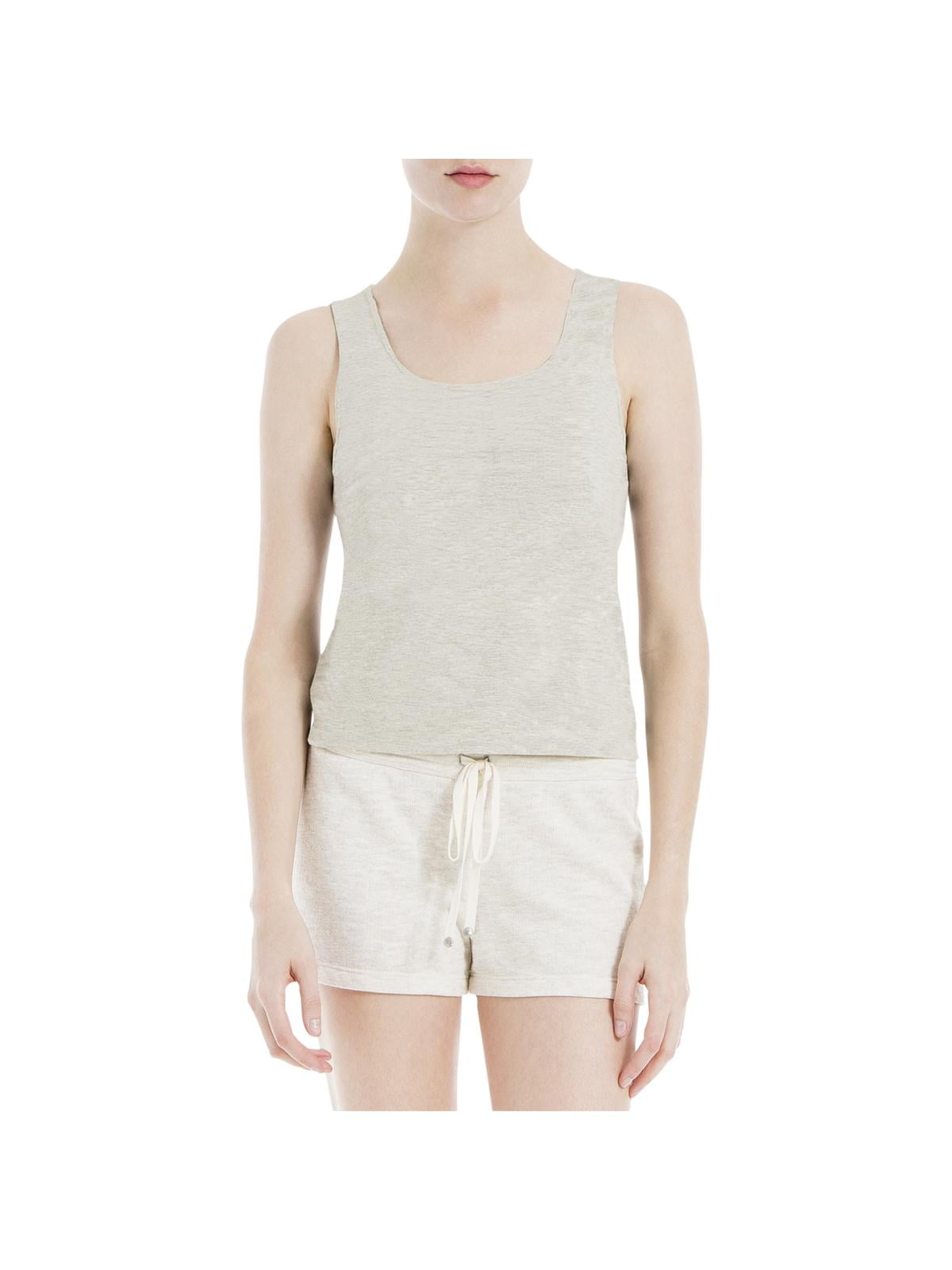 Max Studio Womens Heathered Scoop Neck Tank Top - Walmart.com