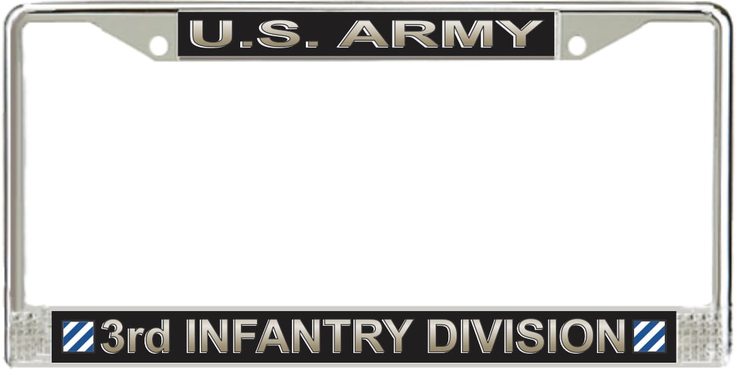 U.S. Army 3rd Infantry Division License Plate Frame - Walmart.com
