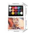 Makeup Pallet Makeup Wax Special Effects Makeup Book for Kids Warpaint ...