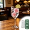 3D Rose Ice Cube Tray 3- Ice Ball Maker Mold for Freezer Chilling ...