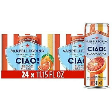 Sanpellegrino CIAO Peach Sparkling Flavored Water with Real Fruit Juices, 6 Pack - Walmart.com