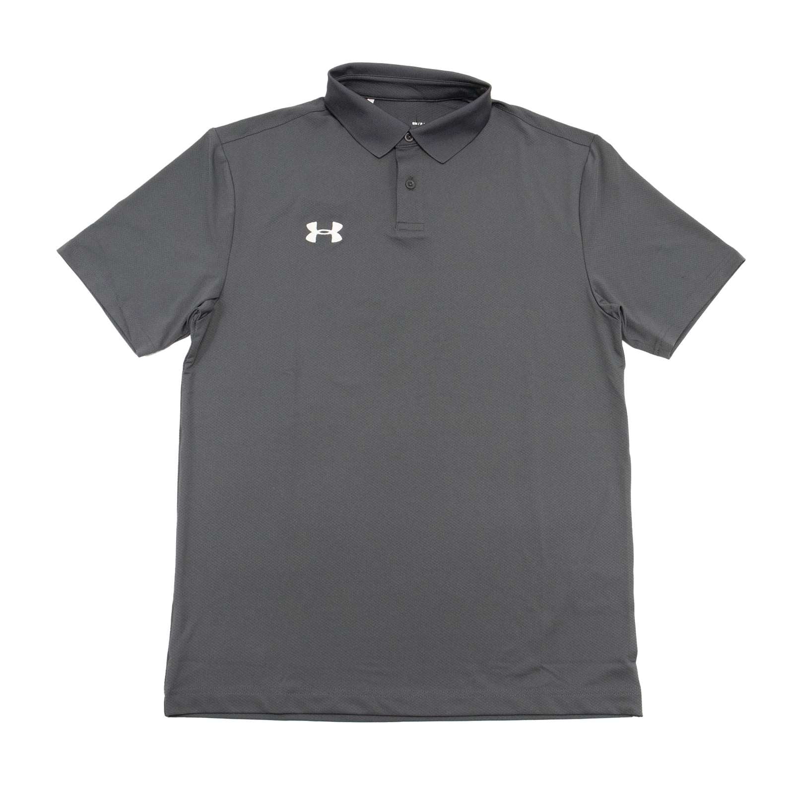 Under Armour Men's Performance Team Polo T-Shirt, Stealth Gray \ White ...