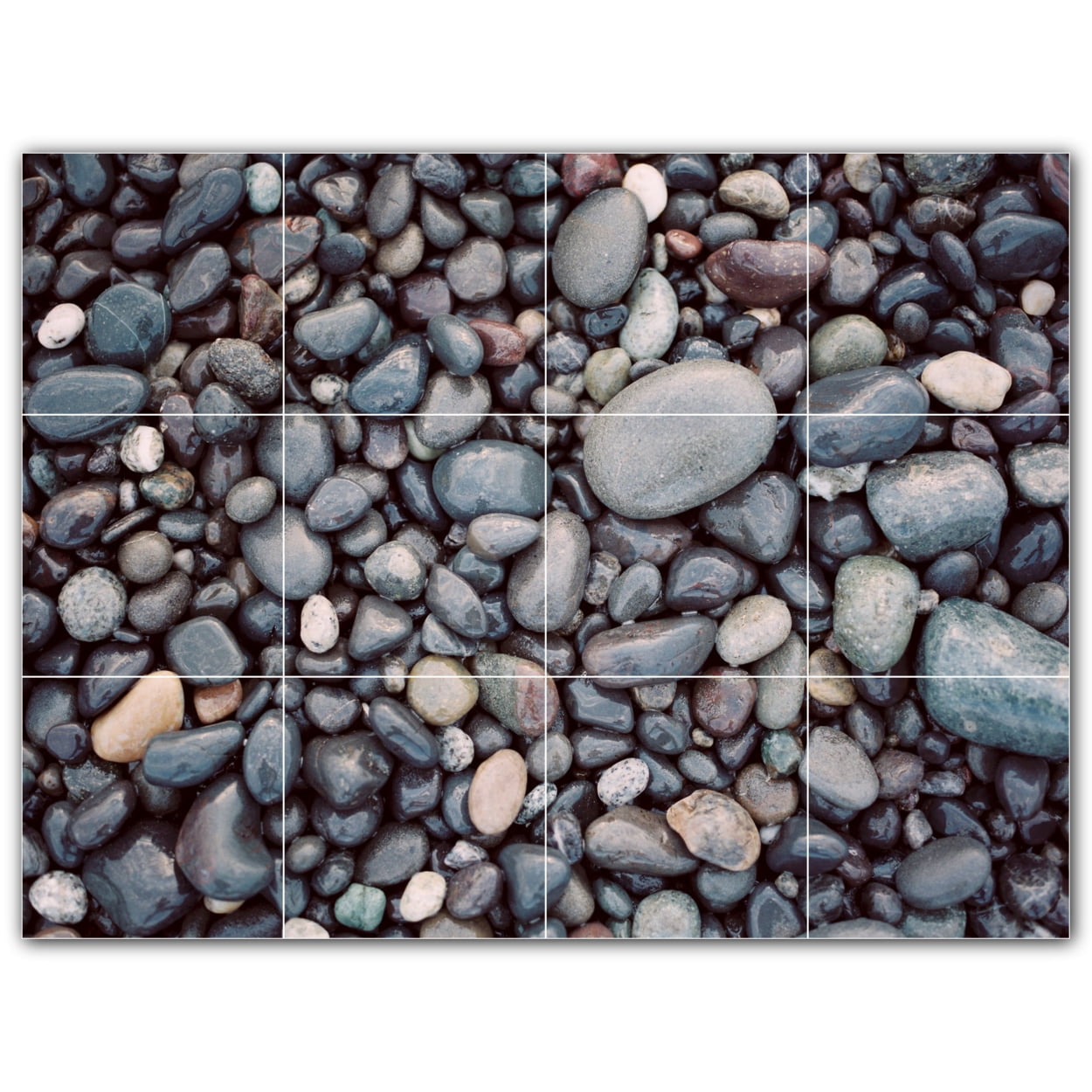 Picture-Tiles.com: Rocks Ceramic Tile Wall Mural WAL500919-43M. 24"W x ...