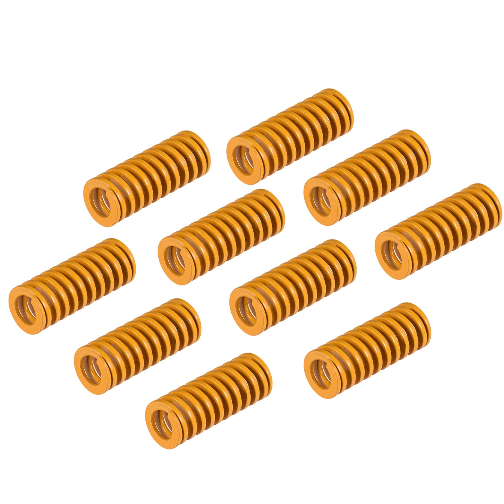 Muelles de molde amarillo Resorte de compresión de cama caliente 10 mm ...