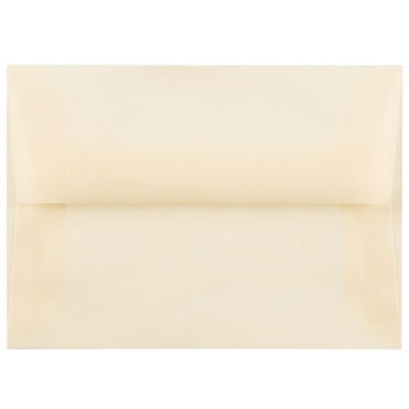 JAM Paper 4Bar Translucent Envelopes, 3 5/8 x 5 1/8, Ocean Blue, 50 ...