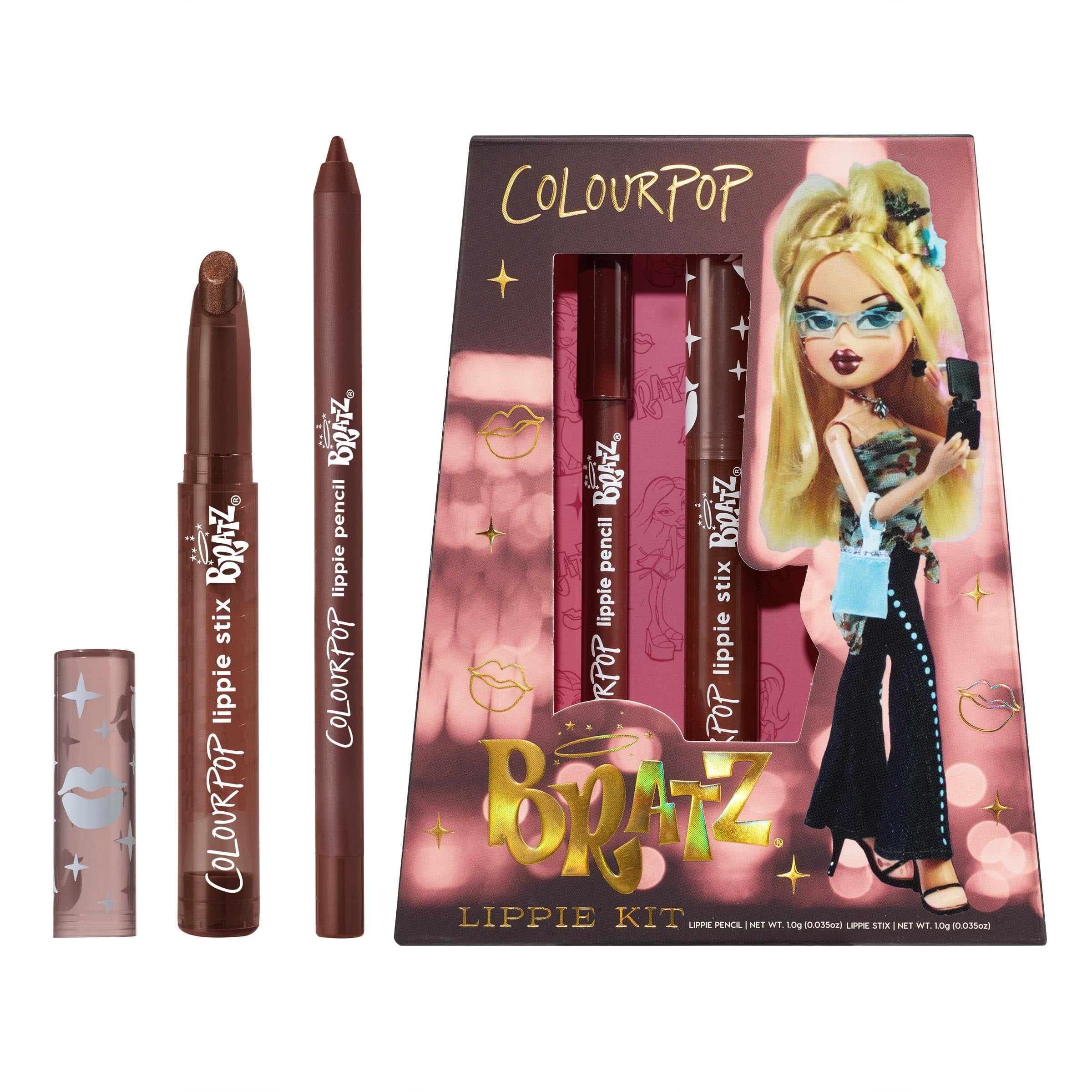 Kit de labios ColourPop x Bratz Cloe con lápiz de labios y lápiz labial ...