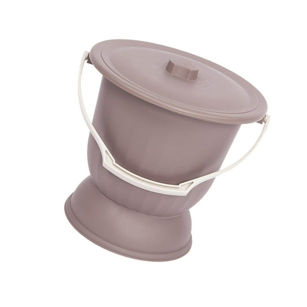 Spittoon with Lid Bedside Commode Bucket Chamber Bottle Kids Adults Pot ...