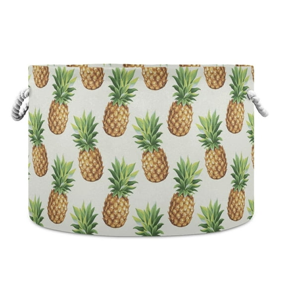 Wicker Pineapple Storage Basket