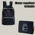 Foldable Portable Backpack, Large Capacity Travel Bag, Lightweight ...