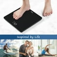 Vitafit Digital Bathroom Scale for Body Weight, Weighing Professional Since 2001, Clear LED ...