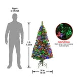 National Tree Company 5 ft. Fiber Optic Christmas Tree, Artificial ...