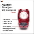 Hotshot 180 Lumen Bicycle Taillight – 7 Night & Daytime Modes– User Adjustable Flash Speeds ...