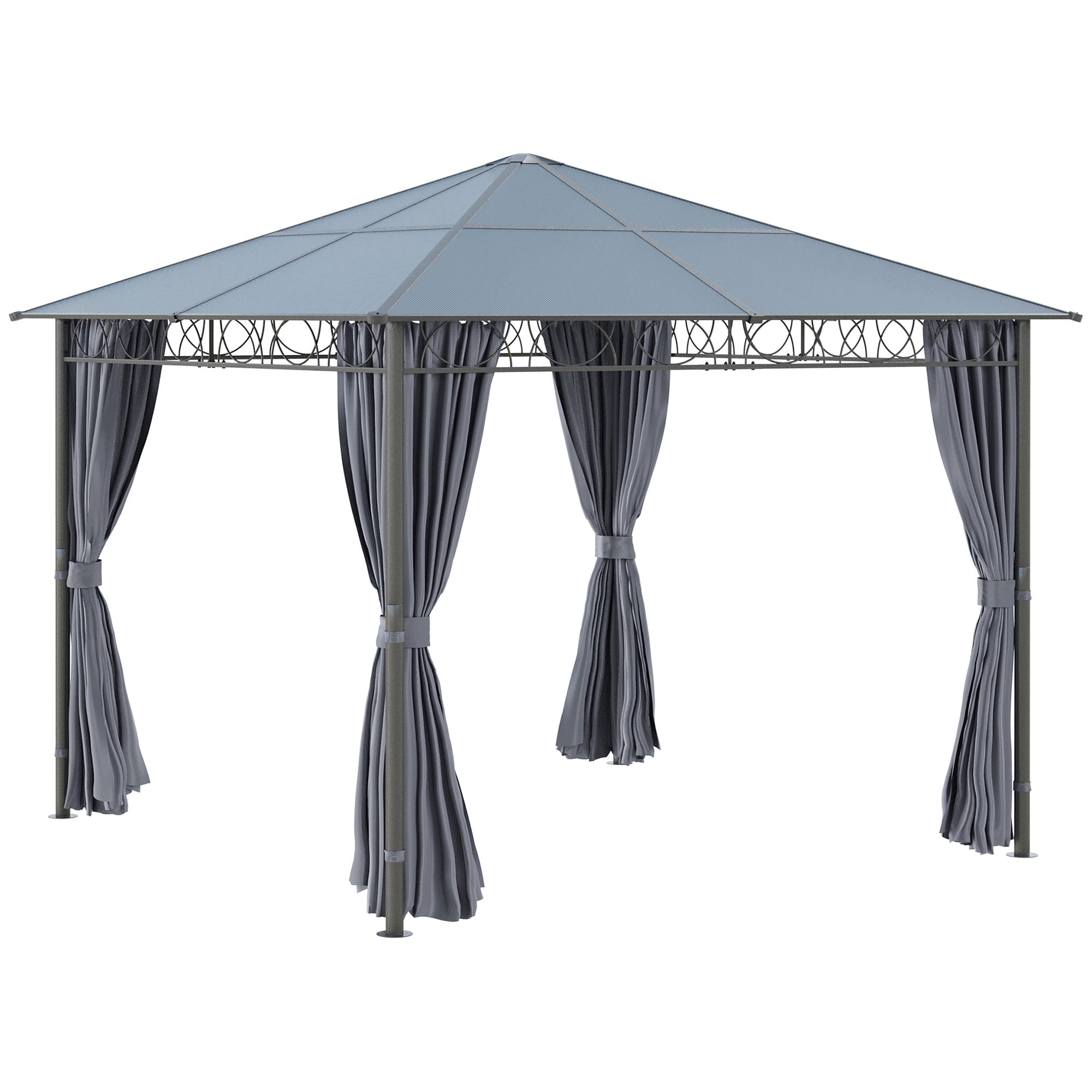 Click here for Outsunny 10 X 10 Hardtop Gazebo Canopy  Outdoor Pa... prices