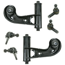 TRQ 6 Piece Steering Suspension Kit Control Arms Ball Joints Tie Rod ...