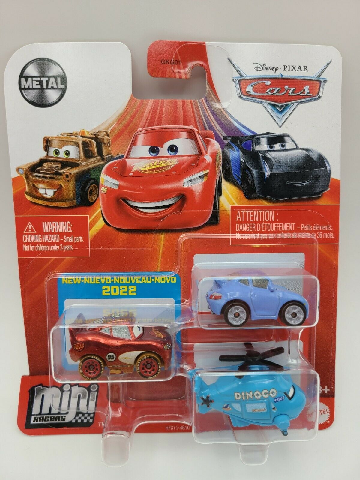 Buy Disney PIXAR CARS 3 pack Mini Racers McQUEEN ROTOR TURBOSKY SALLY ...