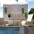 Privacy Screen Free Standing Street Rust - Walmart.com