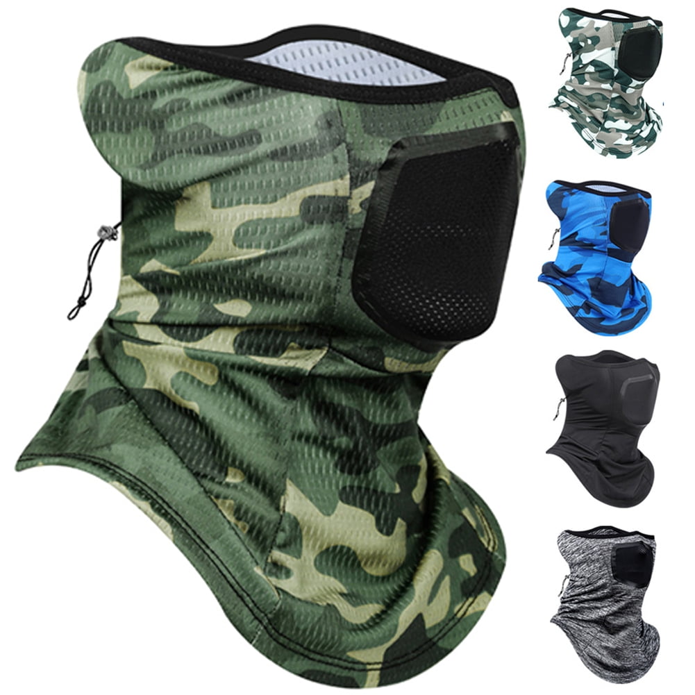 Cheers.US Summer Face Cover UV Protection Neck Gaiter Scarf Sunscreen ...
