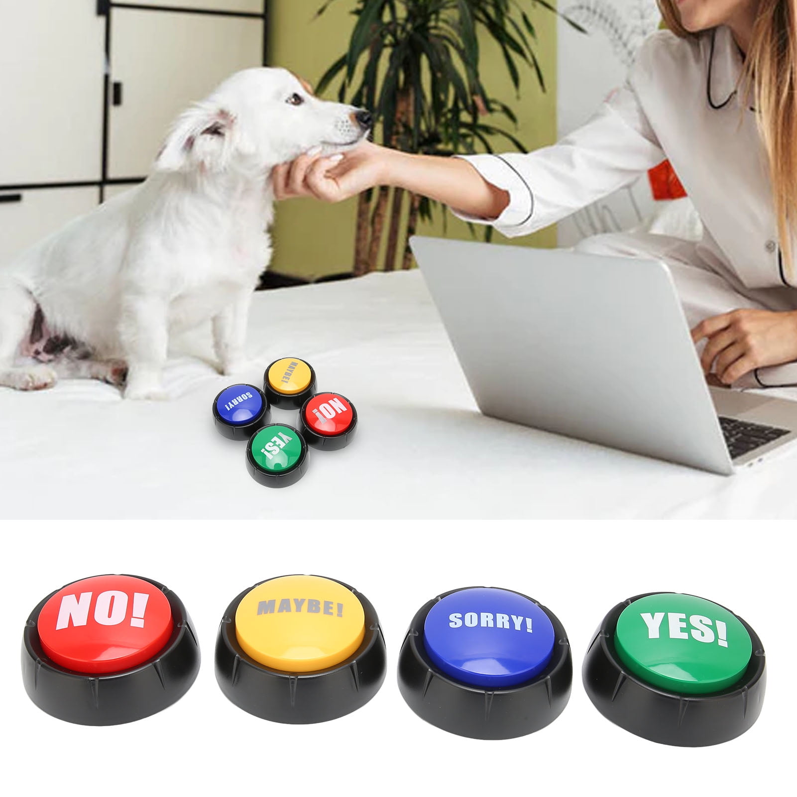 Click here for Ccdes Pet Training Buzzer  For Cats Dogs  4pcs Tal... prices