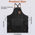 Chef Aprons for Men Women,Heavy Duty Chef Aprons,Cotton Canvas Cross ...