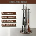 Sfugno Indoor Wall Gun Rack, Heavy Solid Wood Rifle & Shotgun Holder ...