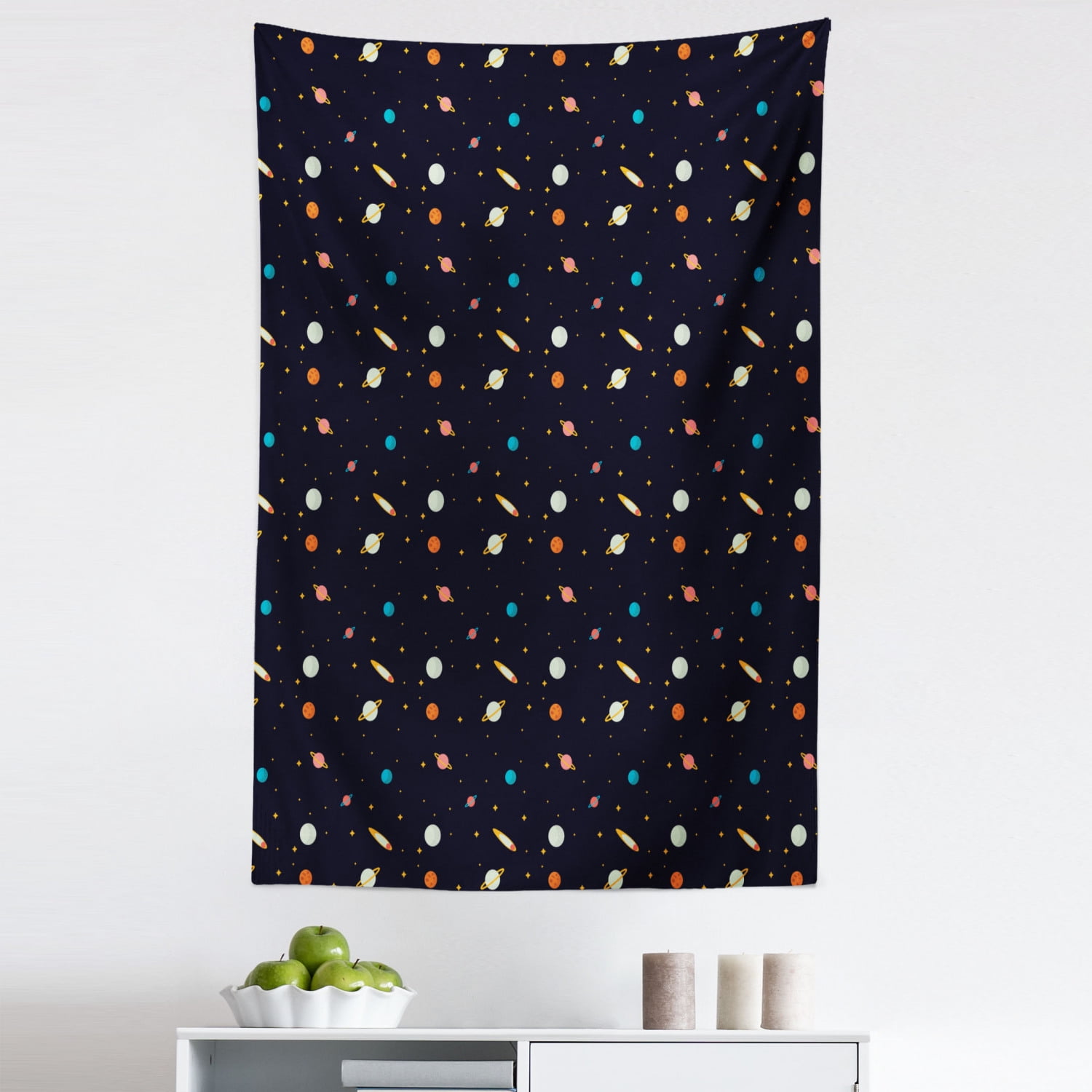 Planet Tapestry, Celestial Body in the Space Void Stars Astronomy ...