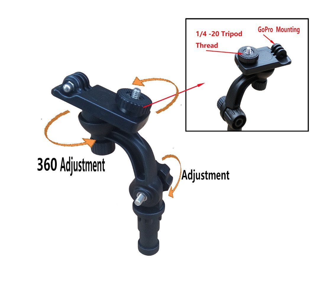 BroCraft Kayak Portable Camera Mount / For GO Pro Mount - Walmart.com