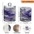 2PCS Clear Storage Jars Cotton Swabs Cans Translucent Plasticental ...