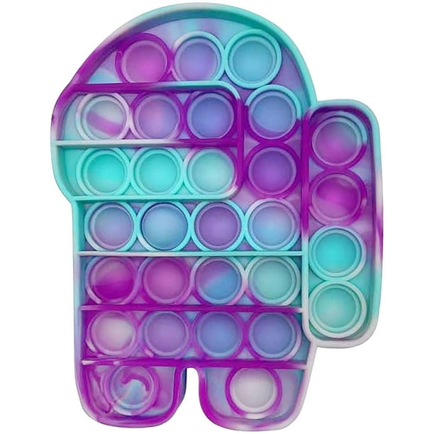 Among in Us Push Bubble Sensory Fidget Toy, Cute Astronaut Crew Mate ...