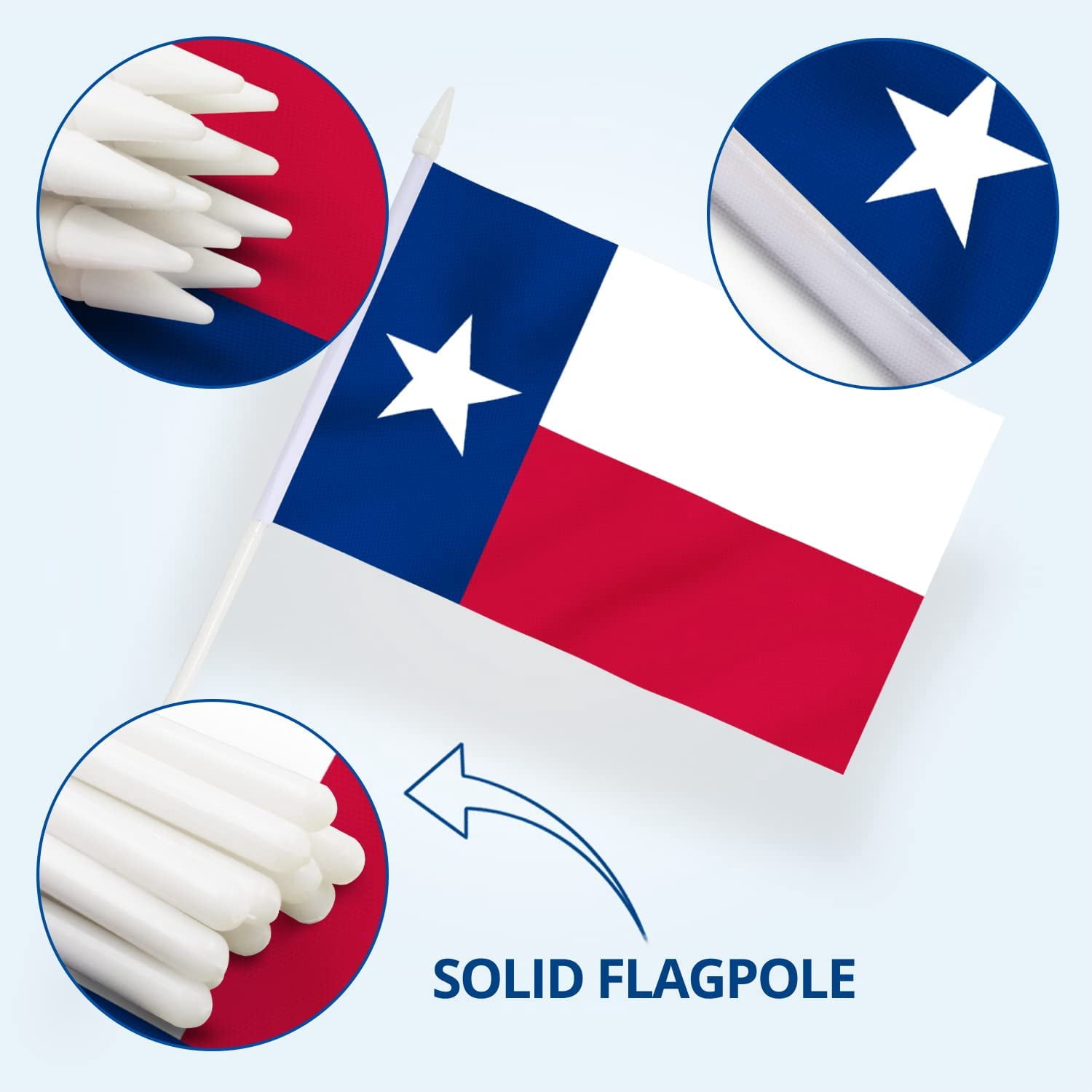 Texas Theme Party Supplies TSMD Texas State Flag Banner | 100 Feet Long ...