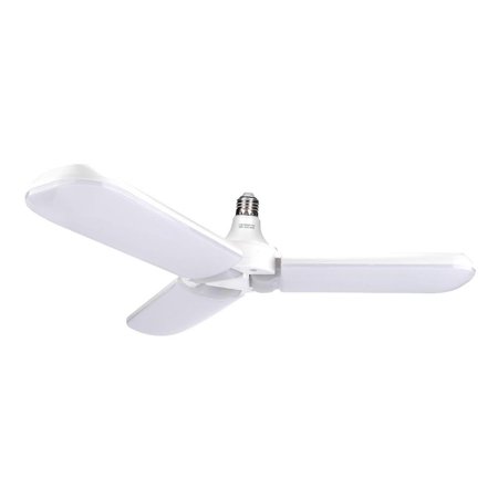 Herwey 45W E27 Super Bright LED Ceiling Pendant Light Folding Fan Blade ...