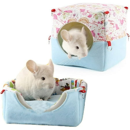 Small Animal Beds, Guinea Pig Hanging Bed Rabbit Hamster Suaqre House ...