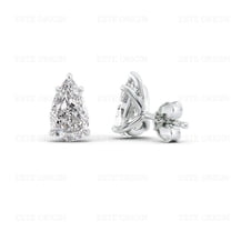 IGI Certified 2.00 Ct Pear Cut Lab Grown Solitaire Diamond Stud ...