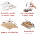 Hands-Free Multi-Purpose Flat Mop- Lazy Cleaning, Snap Grip MiniMop ...