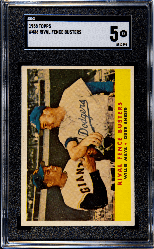 1958 Topps Rival Fence Busters #436 SGC 5 - Walmart.com