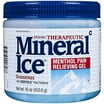 Mineral Ice Therapeutic Pain Relieving Soothing Gel, 8 oz HSA/FSA ...