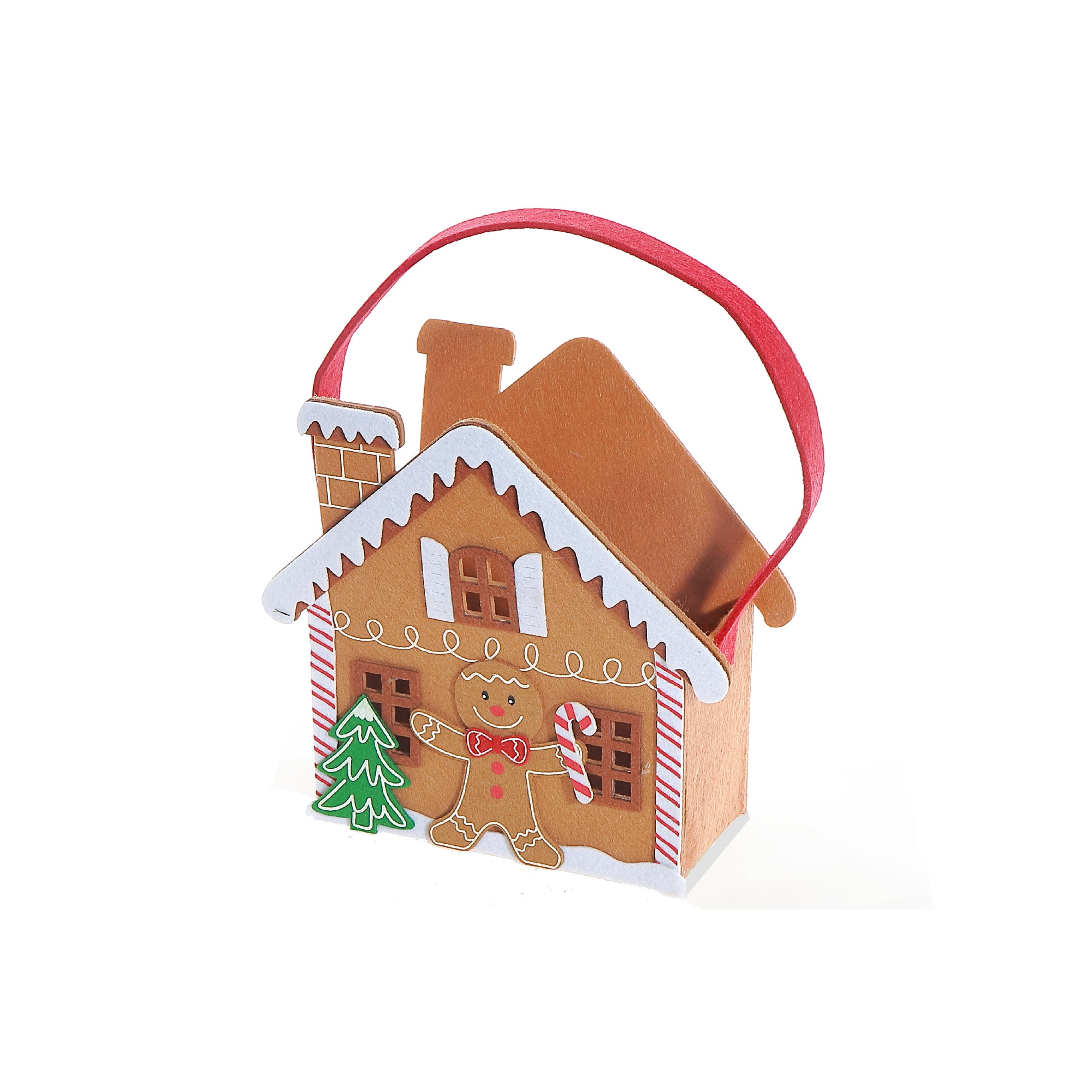Click here for Ih Casadécor Felt Gingerbread House Basket (5.8) -... prices