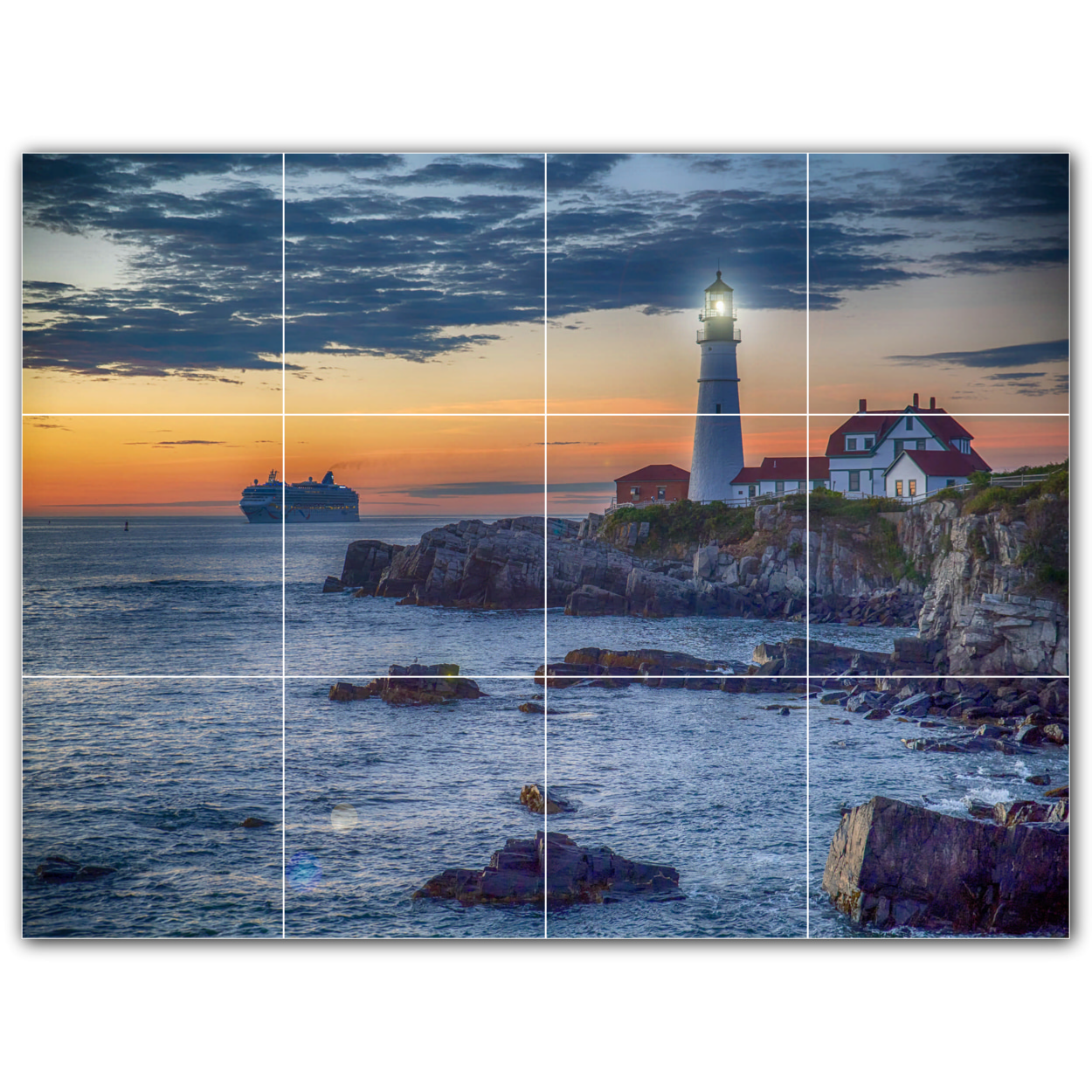 Picture-Tiles.com: Lighthouse Ceramic Tile Wall Mural WAL500831-43XL ...